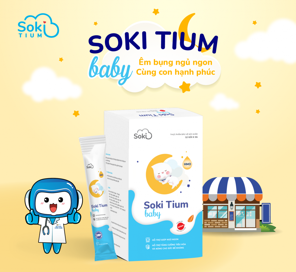 Soki Tium Baby có mặt tại các nhà thuốc Long Châu - Soki Tium